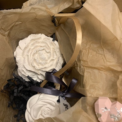 Peony Flower Passive Diffuser AROMA STONE Flower Decorative ...