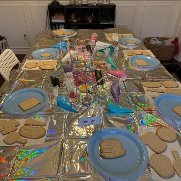 Pajama Party Cookie Decorating Kit, DIY Sleepover Sugar Cookie Kit ...