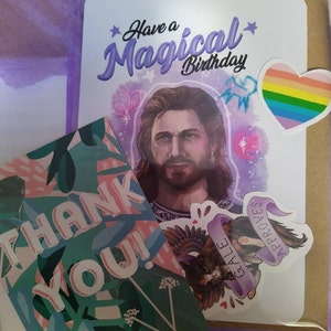 Halsin Have A Wild Birthday Card | Greetings Card | Bg3 | Dungeons ...