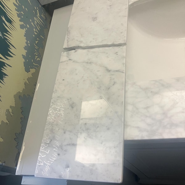 Concrete Grey Engineered Marble Threshold for Shower Curb, Window Sill ...