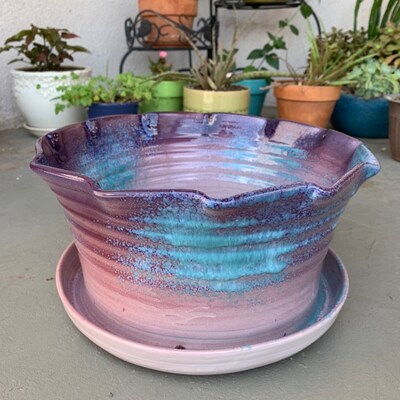 Extra Large Custom Planter, Custom Planter, Flower Pot Clay Planters ...