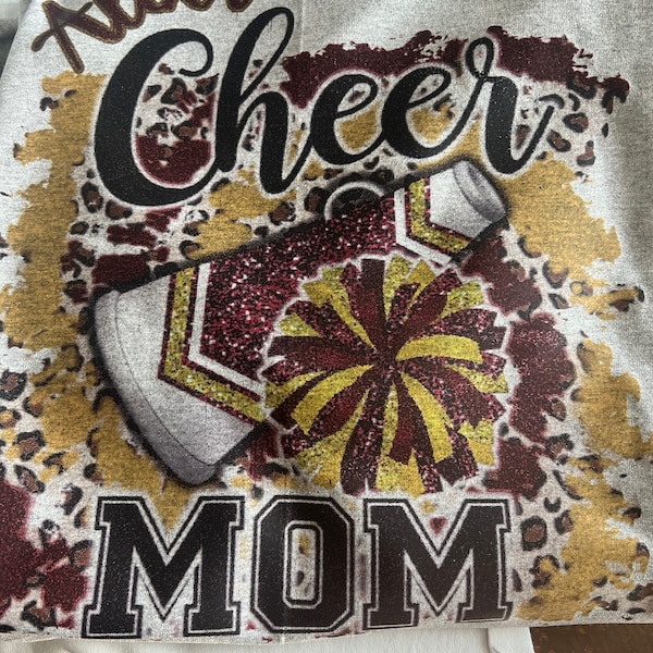 Cheer Mom,royal Blue and Yellow,sublimation,digital Download,animal ...