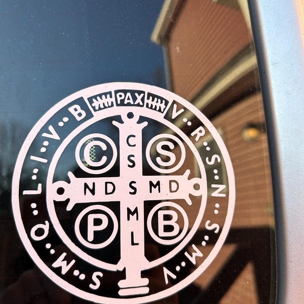 Cross Decal - Cross Sticker - Catholic Christian Cross - Inspirational ...