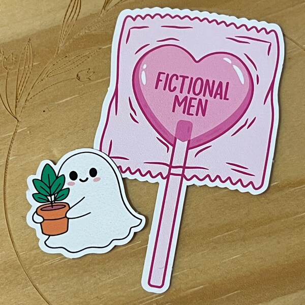 Book Sticker Vinyl Decal | Ghost Reading Book | Smutty Booktok| Dominic ...