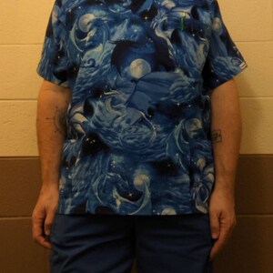 Scrub Top Sharks Dolphins Octopus Animal Spirits Stingrays Whales ...