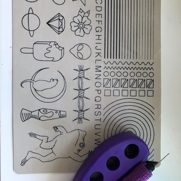 Stencils Horror Tattoo Designs, Ready-to-use, Easy-to-apply, Creepy ...