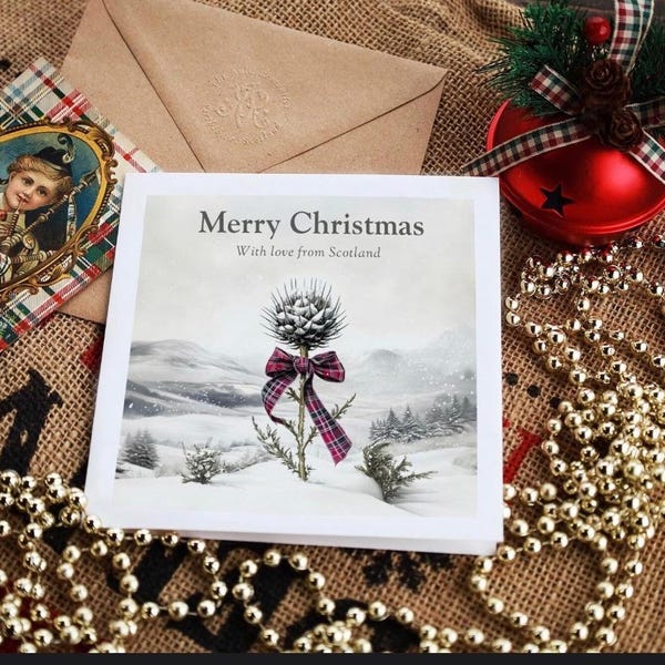 Scottish Blessing Wedding Card With Verse Personalised for the Bride ...