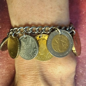 Israel Coin Jewelry, Israeli Jewelry, Toggle Necklace, Birthday Gift ...