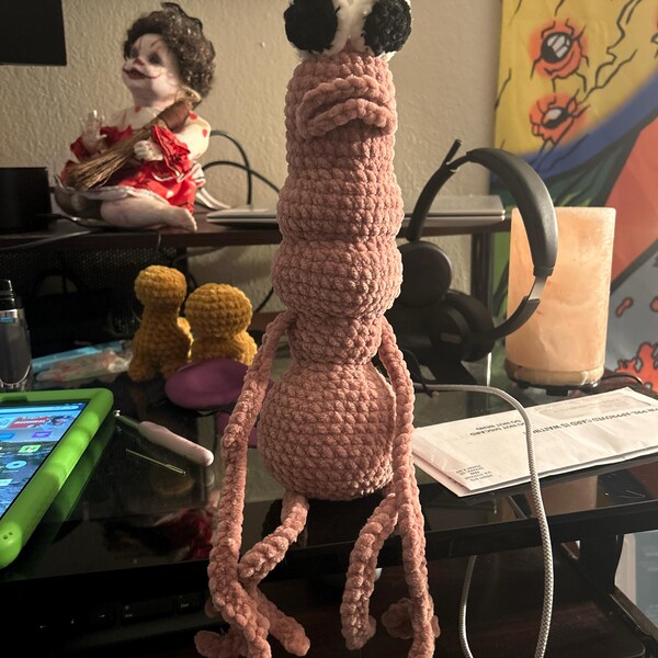 Marcus the Worm Crochet Pattern, Beginner Friendly Plush DIY, Adorable ...