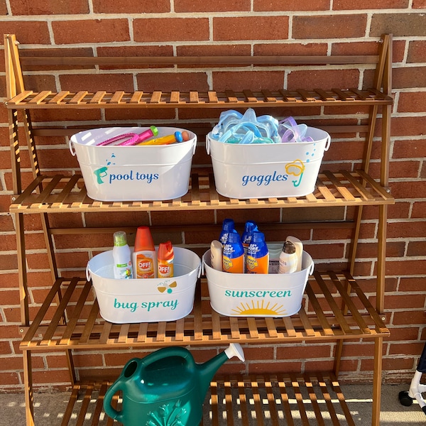 SUNSCREEN Storage Bucket - Etsy