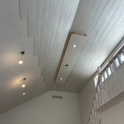 Sample of Styrofoam Ceiling Tile Cover Popcorn Ceiling. Easy - Etsy