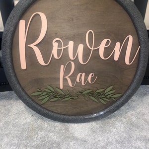 Custom Wood Name Sign Cutout / Name Cut Out / Baby Name Sign / | Etsy