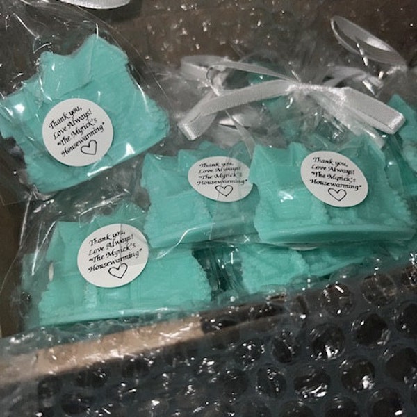 20pcs House Shape Soap Favors, New Home Owners Party Favors, Moving to ...