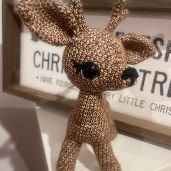 Rudolph's Little Buddy; Amigurumi Reindeer Pattern PDF English - Etsy
