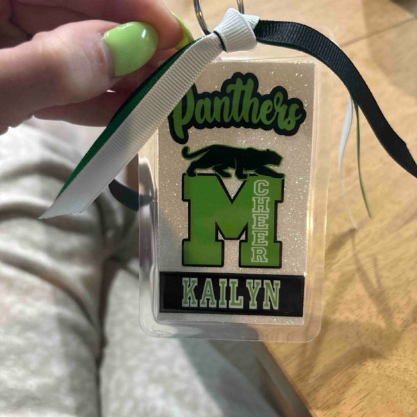 Personalized Cheer and Dance Bag Tags, Cheer Gifts, Cheerleading Bag ...