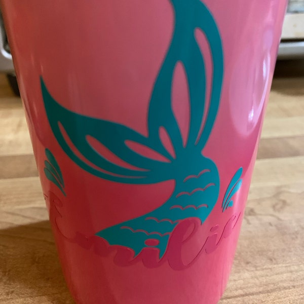 Personalized Mermaid Decal Stickers for Kids or Women, Custom Decal for ...