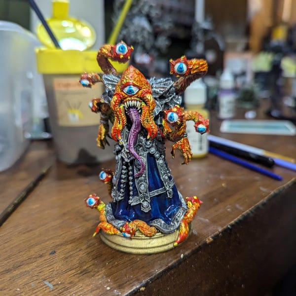 Eldritch Beholder // Aberrant Flayer // Void Abomination // Dnd Mini - Etsy