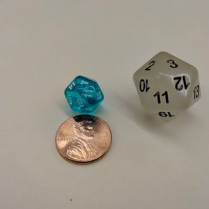 6-sided d6 Dice Random Number Spinner Ring Blue - Etsy