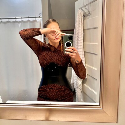 11 Cm 4 Inch Black Leather Wide Waist Belt Maxi Oversized - Etsy