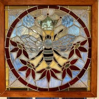 Cherry Blossoms in the Round Stained Glass Pattern. © David Kennedy ...