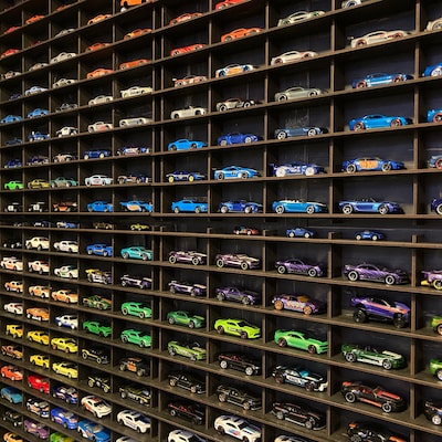 BLACK Toy Car Display Case for 100carsmatchbox Car Storagetoy Car ...