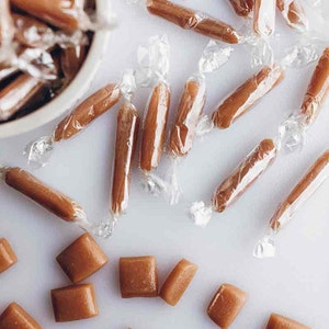 White Caramel Wrappers or Taffy Wrappers 4 X 5 In. Package - Etsy