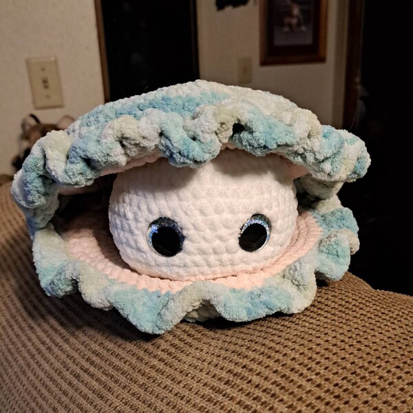 Giant Clam & Mini Clam Crochet Pattern PDF – Amigurumi Sea Creature, No ...