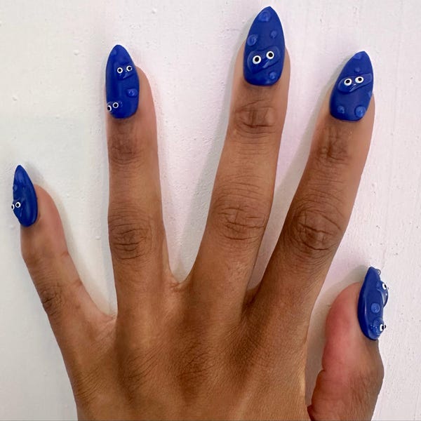 Y2K Press on Toenails – 20 Piece Handmade Free Size Cute Toe Nails for ...