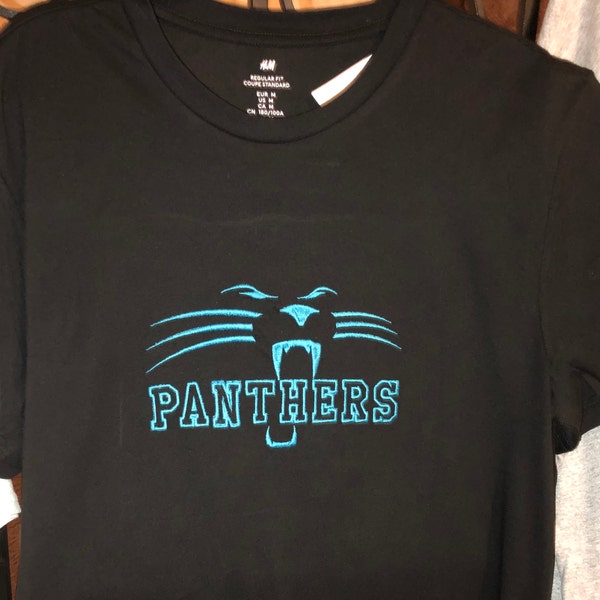 4 Sizes Panthers Embroidery Designs, Football Embroidery Design ...