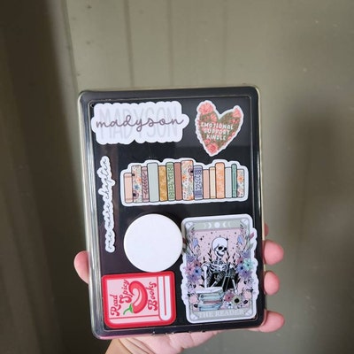 Boho Rom Com Book Shelf Sticker/ Book Lover Sticker/ Book Stack ...