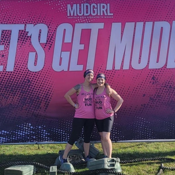 If Found on Ground Please Drag Across Finish Line, Mud Run Tank Top ...