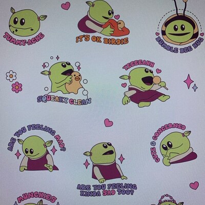 Bread & Pastry Stickers DIGITAL DOWNLOAD 12 Unique Designs Cute ...