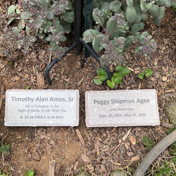 Memorial Stone - Bicycle Memorial Stone - Sympathy Gift Bereavement ...