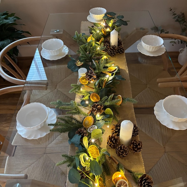 Hessian Table Runner Choose Width and Length, Wedding, Party, Special ...