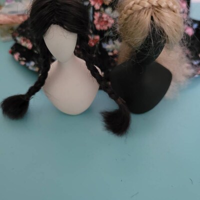 Wigs for Miniature Doll Heidi Ott and Dollhouse in 1/12 Scale - Etsy