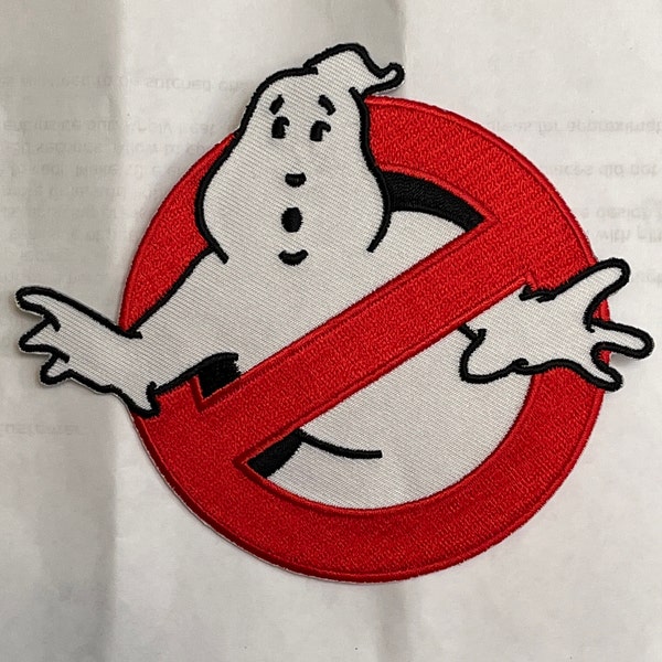 Ghostbusters No Ghosts Logo GB1 Uniform Embroidered Iron on Patch Iron ...