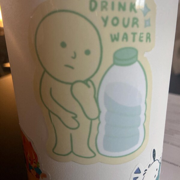 SMISKI Need Coffee Sticker, Waterbottle Sticker, Cute Blindbox, Book ...