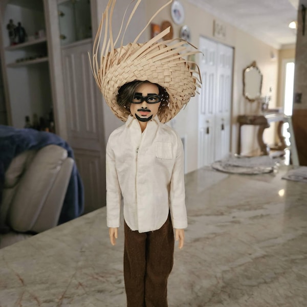 Pava. Puerto Rican Jíbaro Hat. Typical Hat of Puerto Rico. 8-inch ...