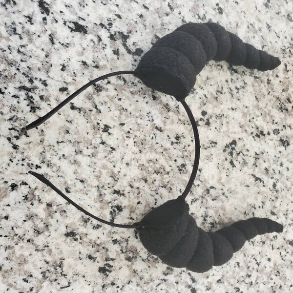 Custom Color Tall Plush Horns Costume Horns Pair of Horns Bull Horns ...