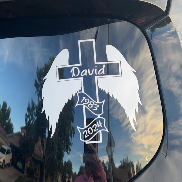Customizable Hunting Memorial Car Decal | Loving Memory Gift ...