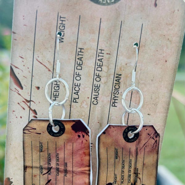 Toe Tags, Horror Props, Halloween Printable Decor, Horror Labels ...