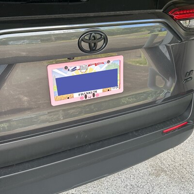 Kirby Eyes License Plate Frame / Cute License Plate Frame / Kawaii Car ...