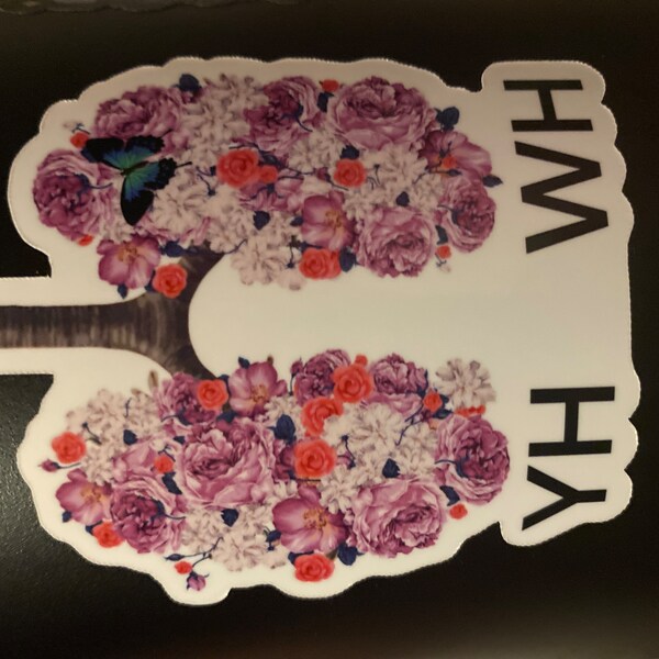 YAHWEH, YHWH Tetragrammaton Sticker, the Sound of Our Breathing, Floral ...