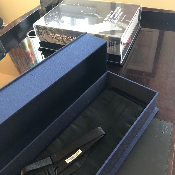 Photo Album Clamshell Box Portfolio - Heather and Gray - Etsy