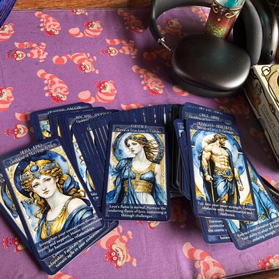 Romantic Love Oracle Deck. Vintage Love Oracle Predictions - Etsy