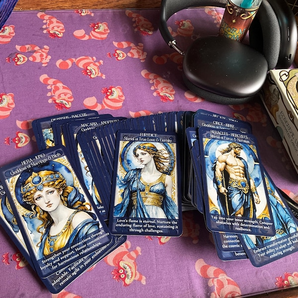 Greek - Roman Gods Oracle Deck. Mythology Oracle Predictions - Etsy
