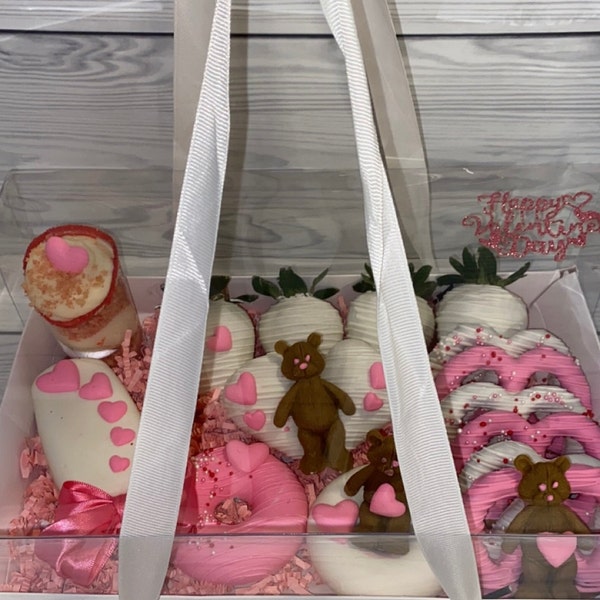 10 Sets Clear Bakery Boxes With Handles.4 Holes or 6 Holes Box for ...