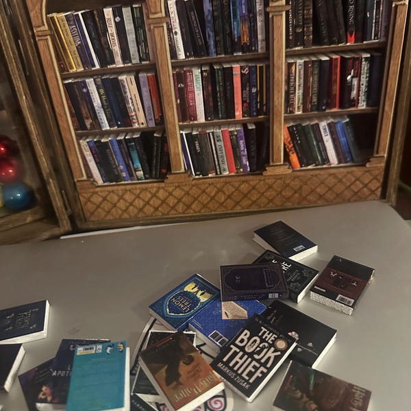 Personalized Wooden Book Shelf Dividers, Horizontal Genre Organizers ...