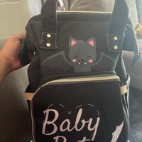 Goth Diaper Bag Backpack Celestial Bats Cute Witchy Baby Shower Gift ...