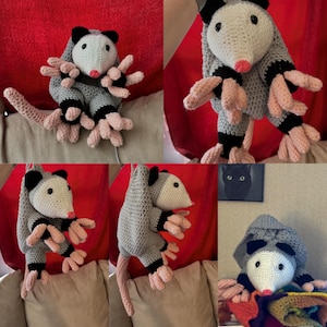 PDF PATTERN: Crochet Opossum Bag Pattern, Digital Download Only, Cute ...